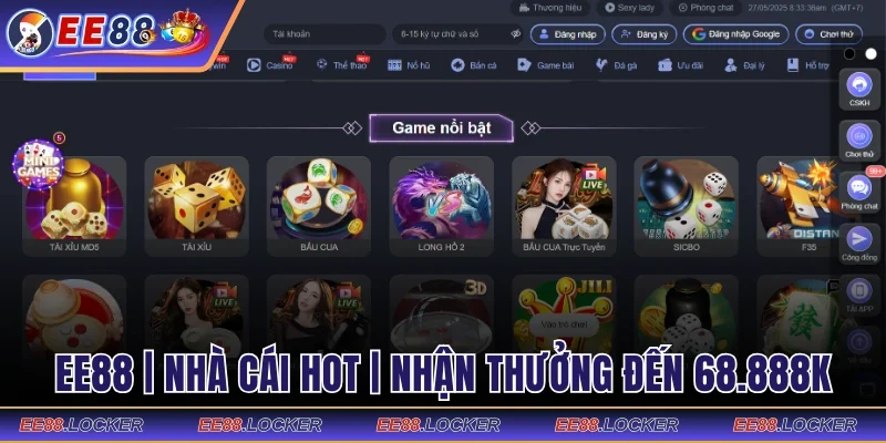EE88 | Nhà Cái EE88.Com - Trang chủ casino, xổ số, slot +88k